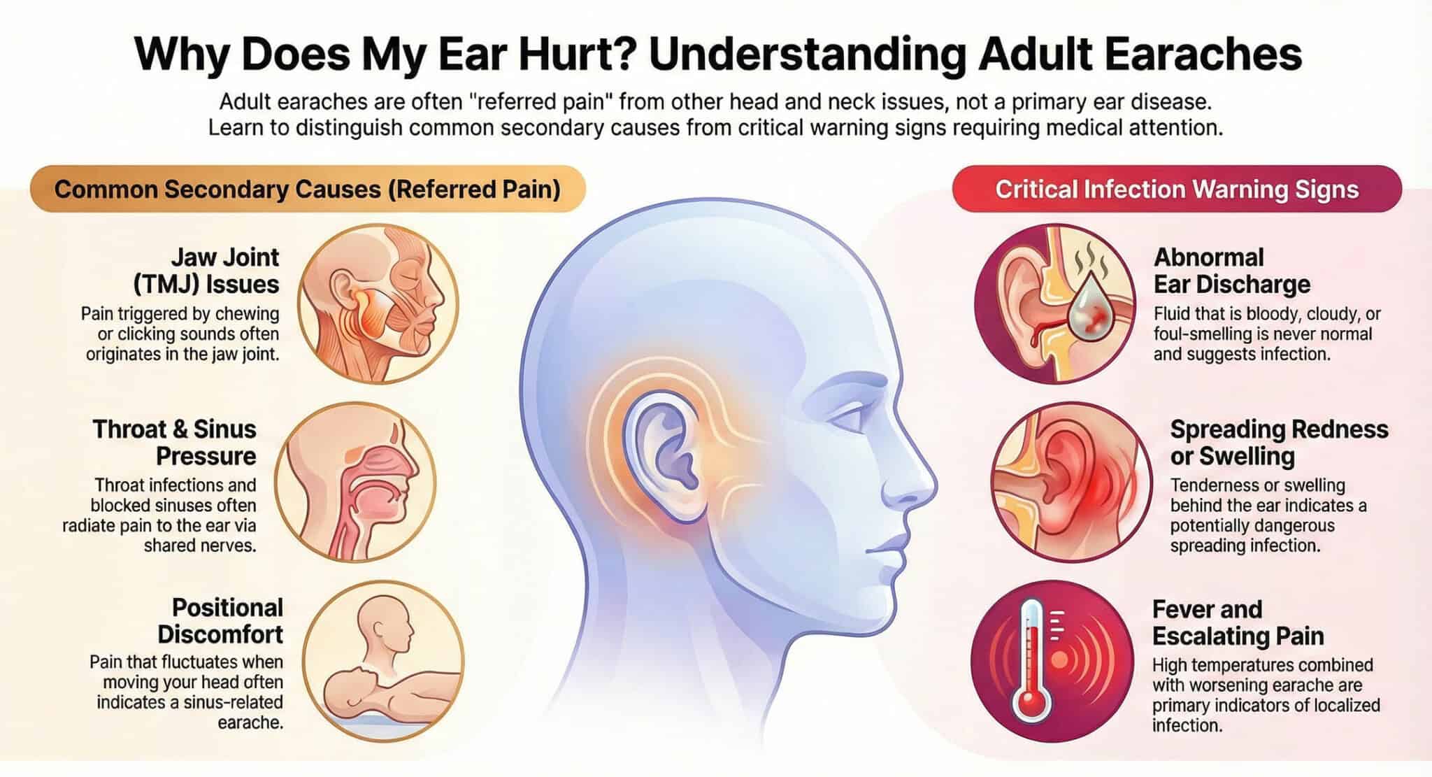 Earache In Adults: Symptoms To Watch For